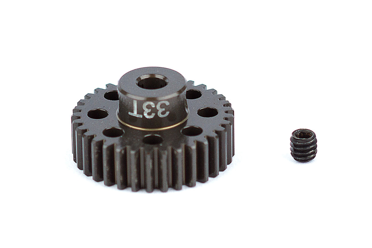 Factory Team Aluminum Pinion Gear, 1/8in Shaft, 48P 33T – Dollar Hobbyz
