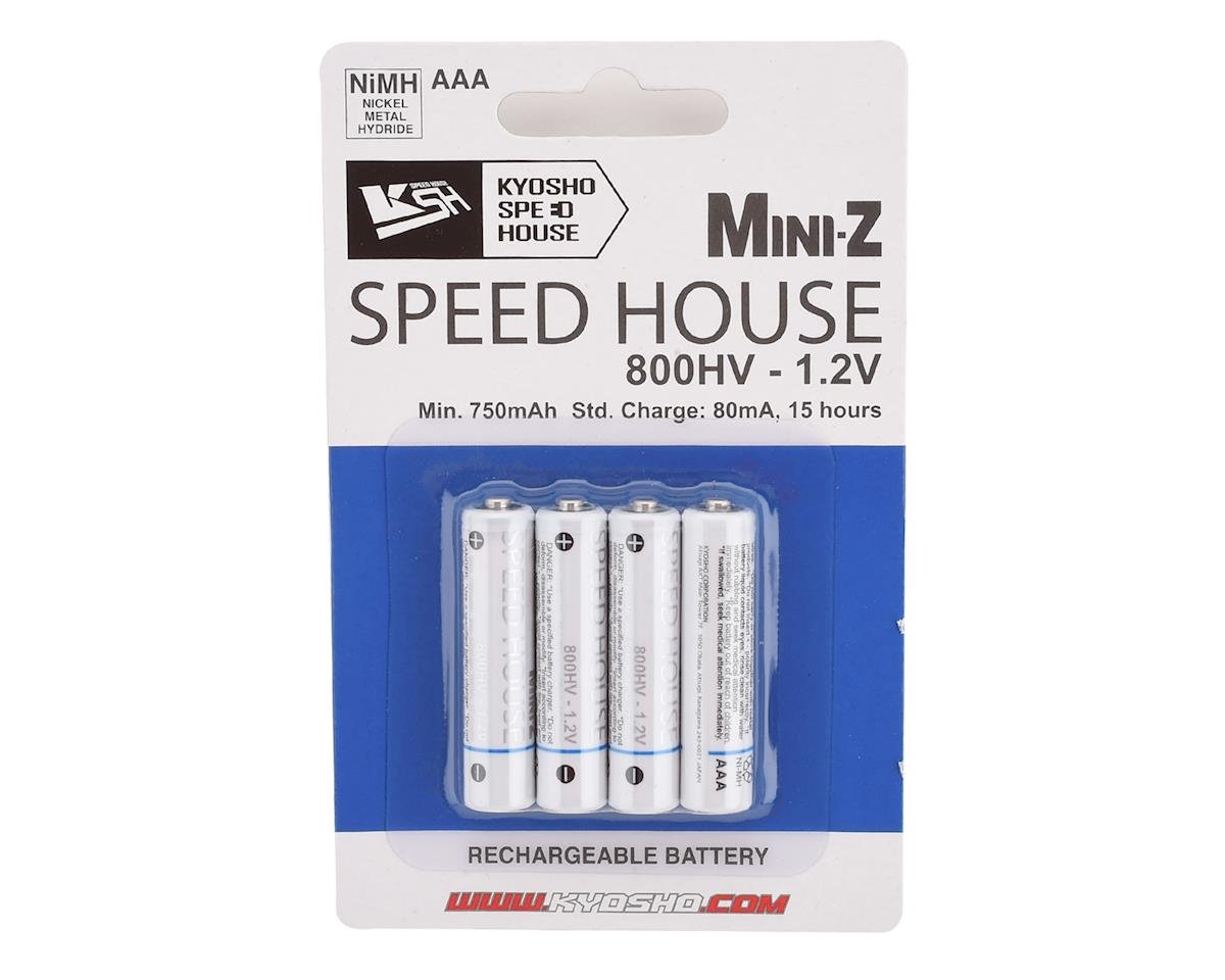 Speed House Rechargeable NiMH AAA Batteries, 1.2V 750mAh (4) – Dollar ...