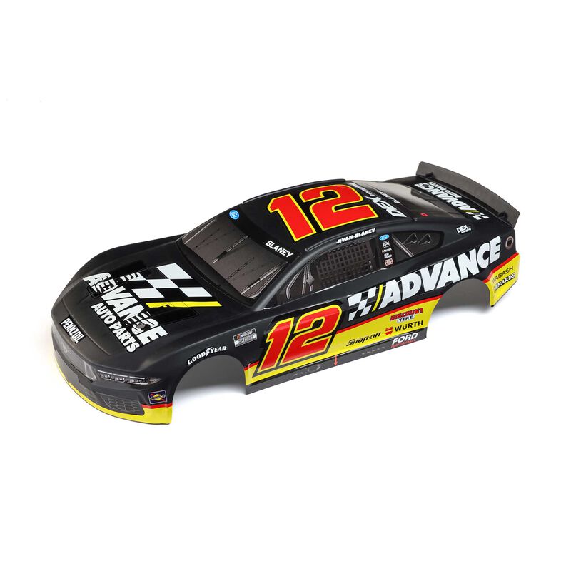 Losi 1/12 NASCAR Body, 2025 Blaney #12 Advance – Dollar Hobbyz