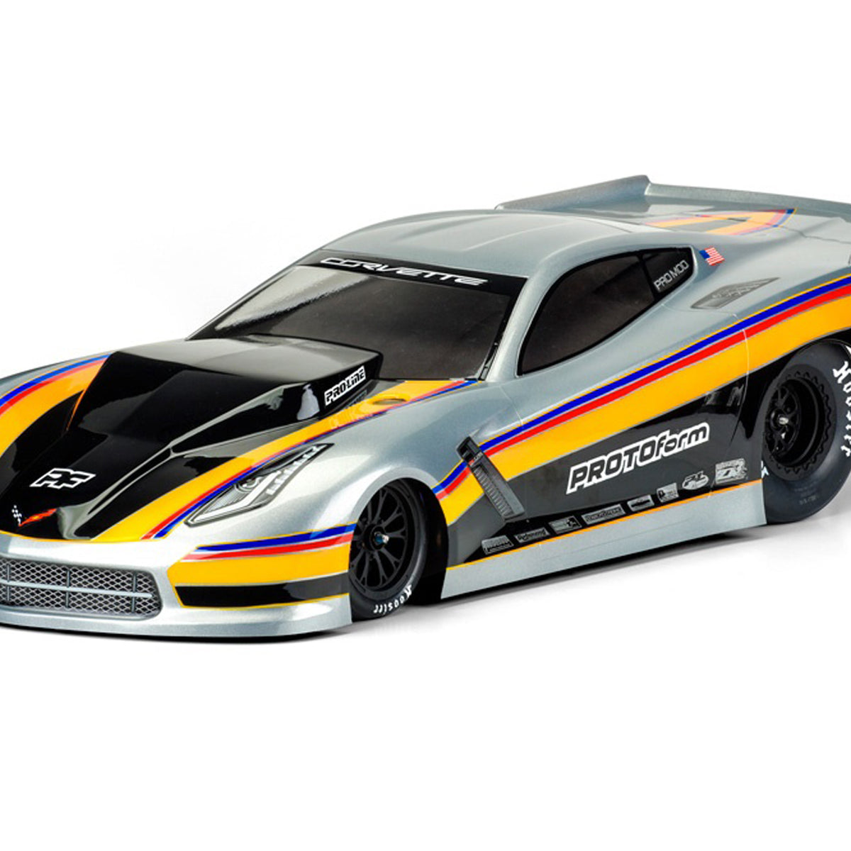 Chevy Corvette C7 Pro Mod Body, Clear – Dollar Hobbyz