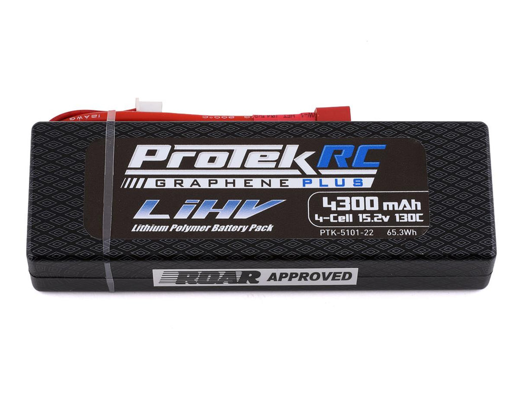 ProTek RC PTK-5101-22 ProTek RC 4S 15.2V LiPo Battery, 130C 4300mAh ...