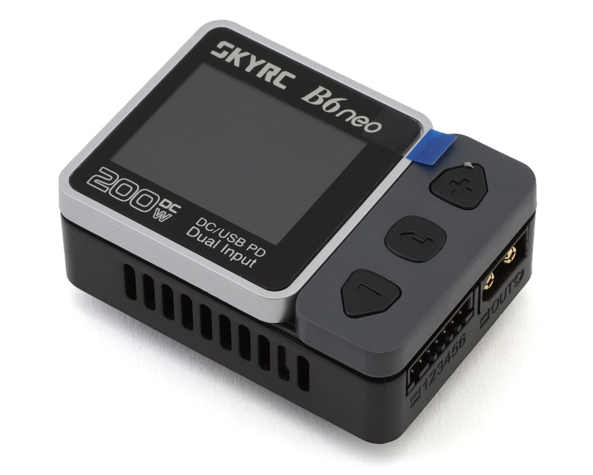B6 Neo DC Battery Charger, 6S/10A/200W, Gray/Black – Dollar Hobbyz