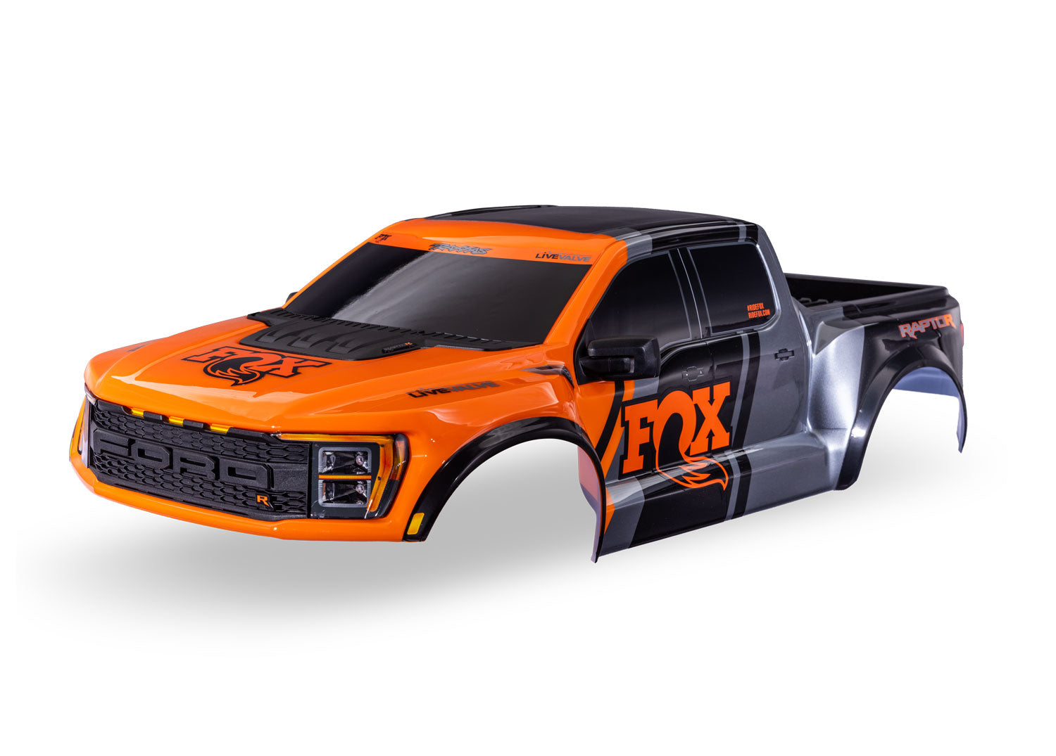 Ford Raptor R 4X4 Body, Orange – Dollar Hobbyz