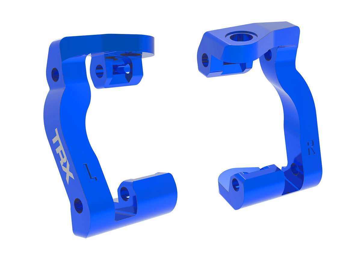 Mini Maxx Aluminum Caster Blocks, L&R, Blue – Dollar Hobbyz
