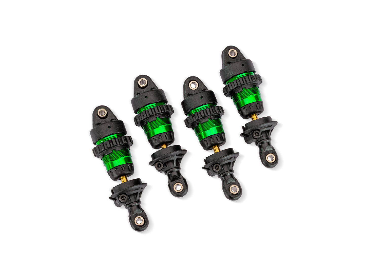 Aluminum Mini GTR Short Shock Set, Green (4) – Dollar Hobbyz