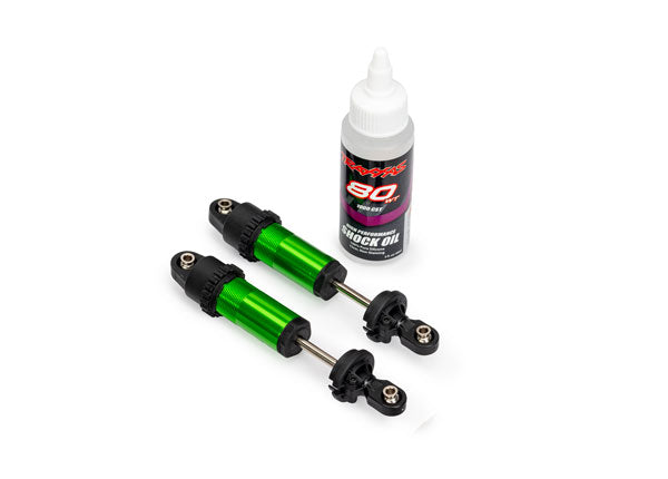 GT-Maxx Aluminum Front Shocks (2), Green – Dollar Hobbyz